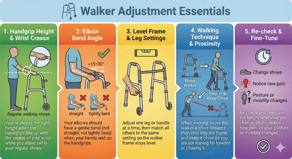 How to Adjust a Walker: Proper Height, Safety Tips & Step-by-Step Guide