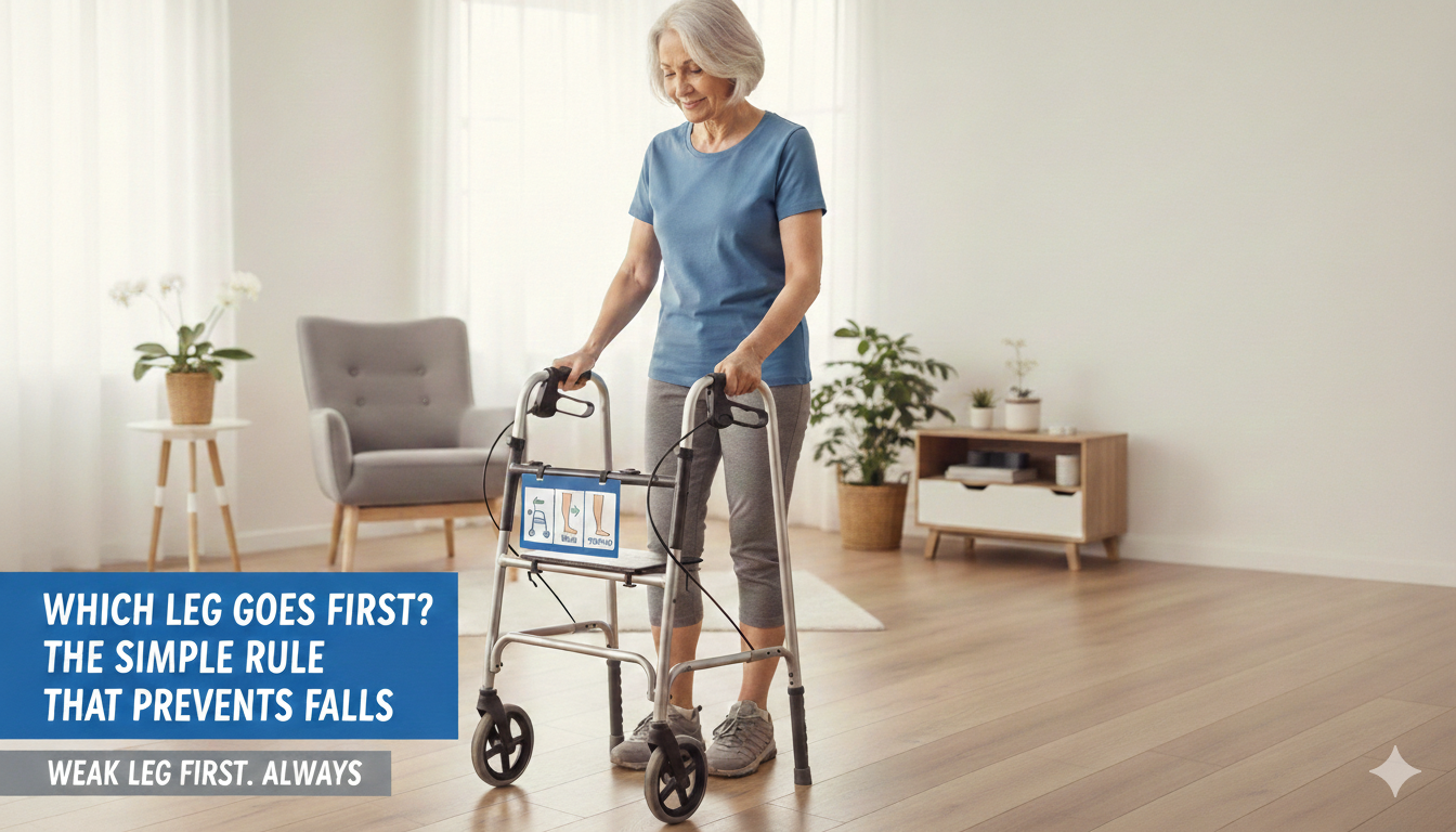 Which Leg Goes First When Using a Walker? The Simple Rule That Prevents ...